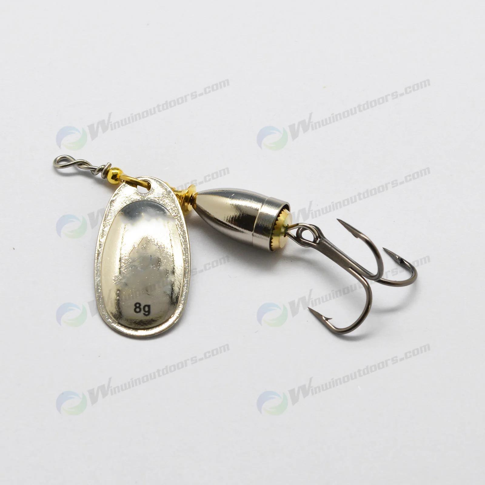 High Quality Spoon Spinner 6 Colors 5.3g 6.2g 8.2g Metal Fishing Spoon ...