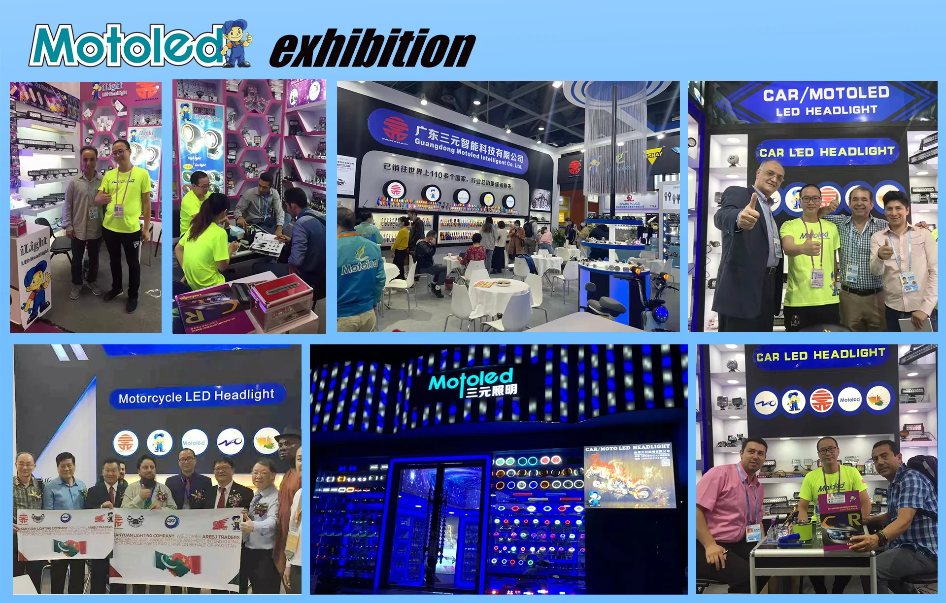 MOTOLED Motorcycle Mini Driving Light 100W 16000LM