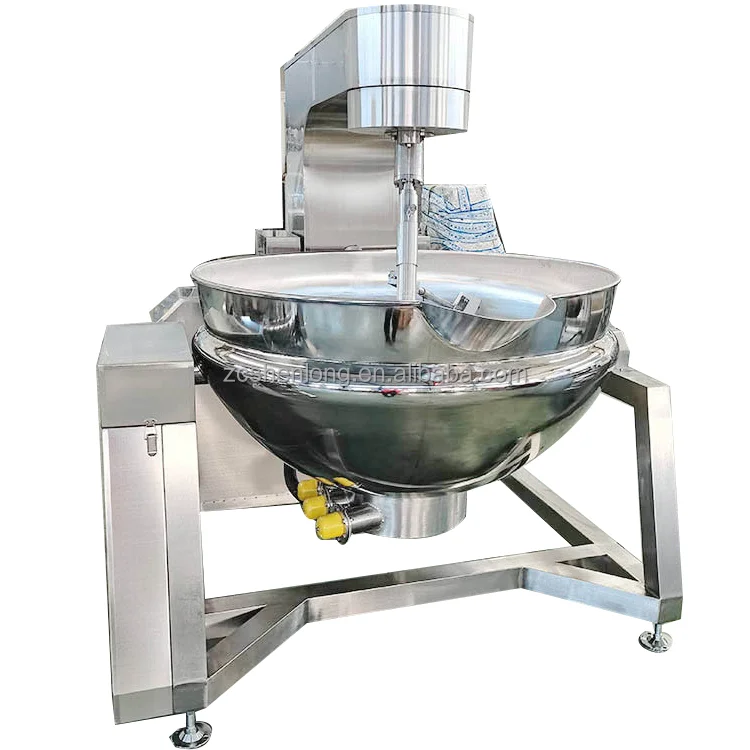 Stainless Steel Industrial Electric Heating Cooker And Mixer For Jams ...