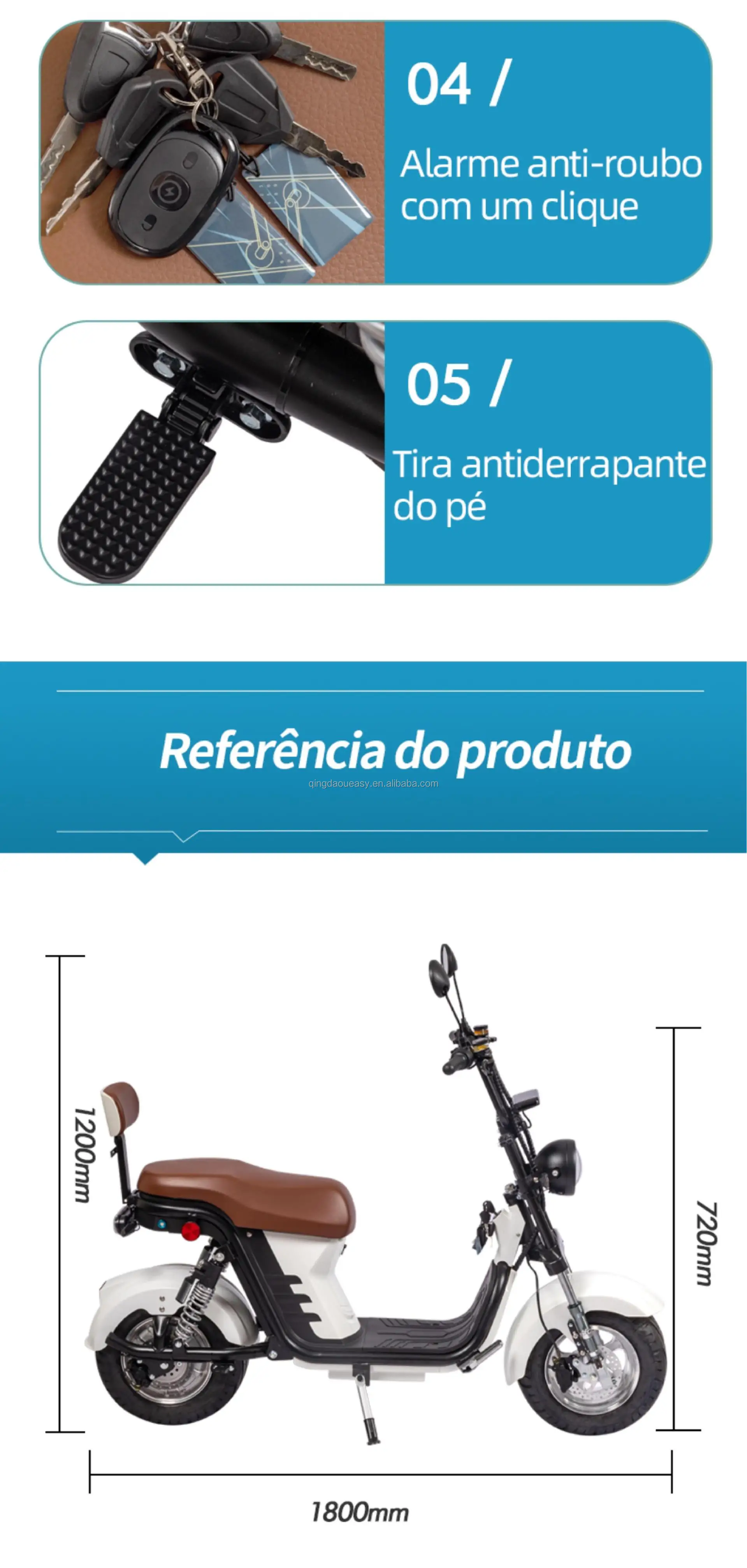 Brazilian Citycoco X9 Model Electric Scooter Hot Selling 1.3M Wheelbase ...