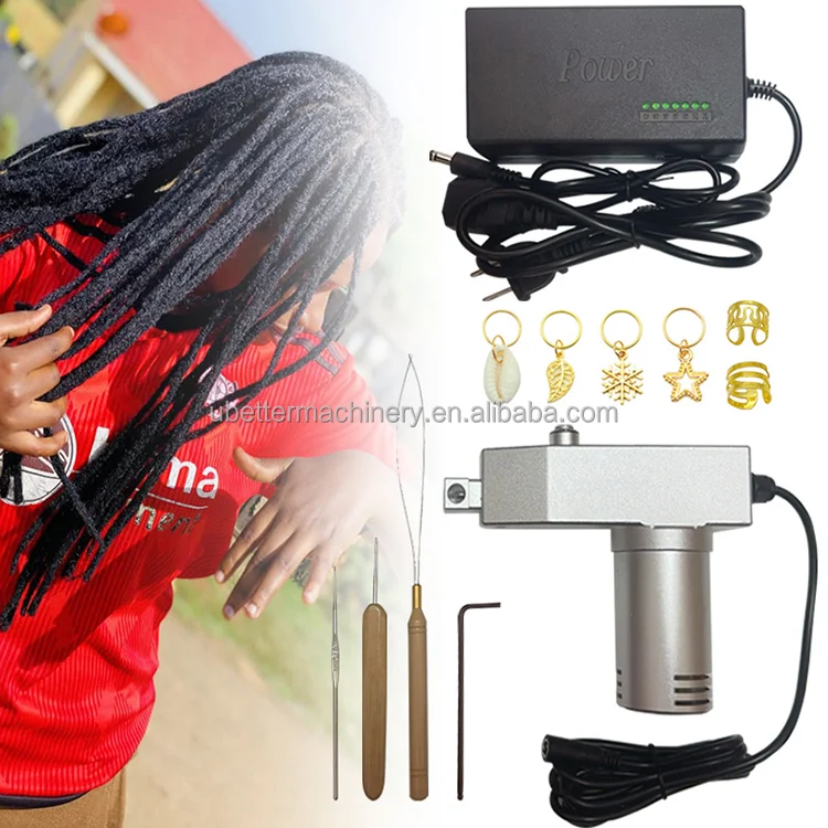 High Speed Automatic Dreadlocks Crochet -hair-making-machine Heads Kit ...