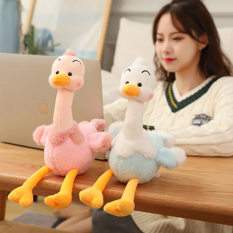 Dull Long Neck Ostrich Soft Doll - Creative Stuffy Toy