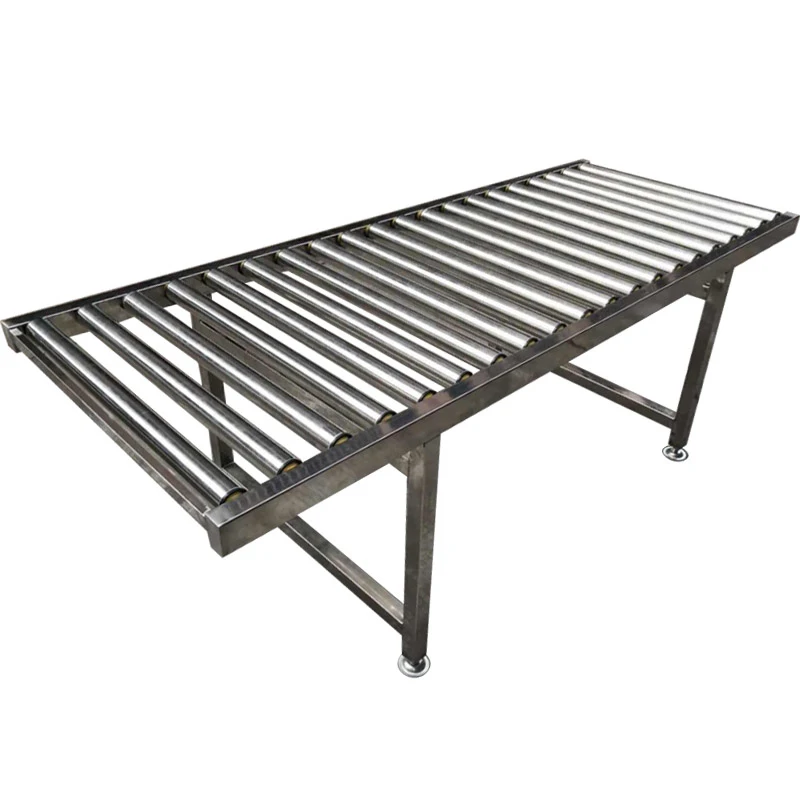 Stainless Steel Motorized Gravity Conveyor Table/roller Conveyor System ...