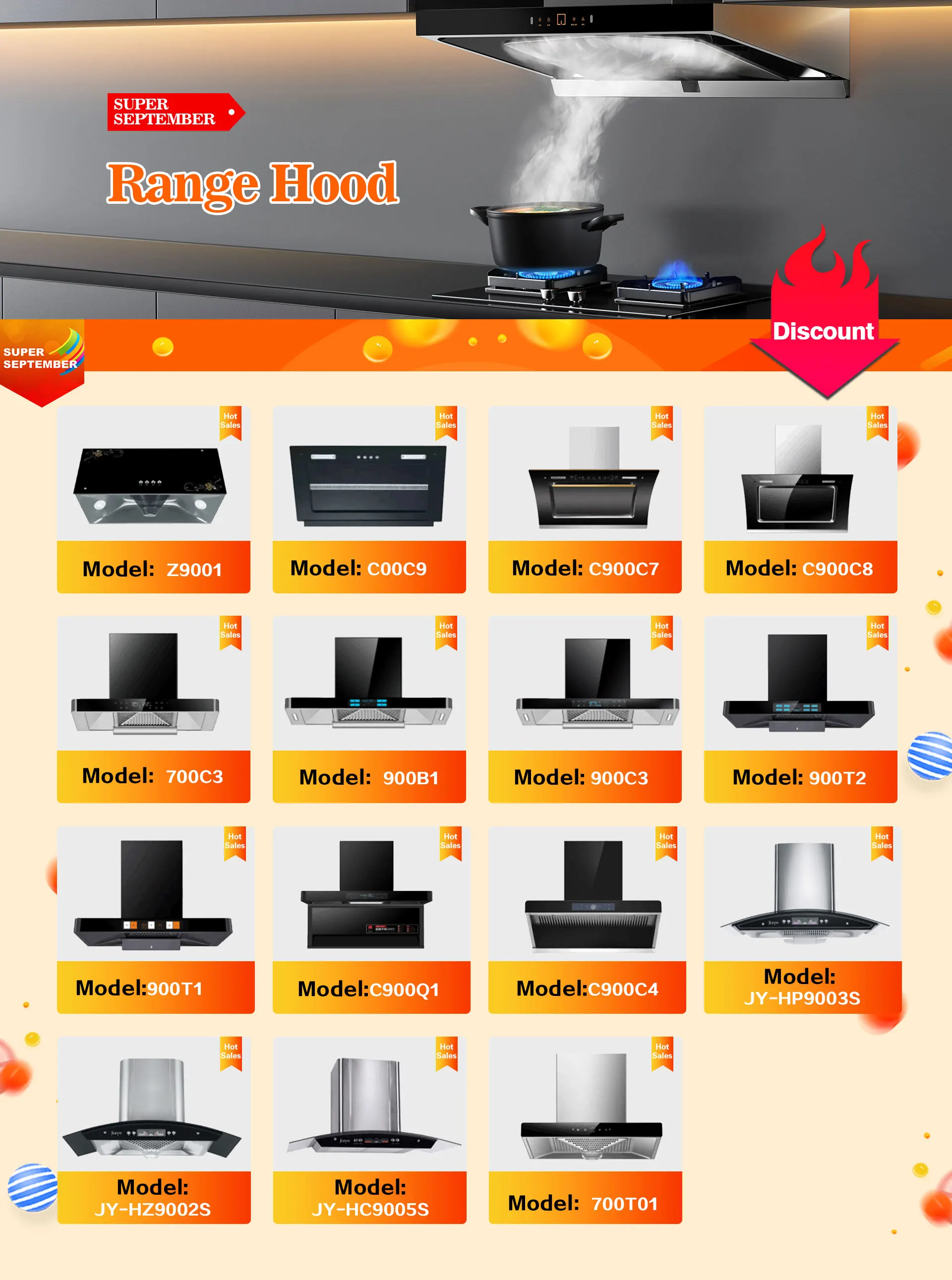 Jiaye Best Fashion Good Price T Shape Household Exhaust Large Range ...