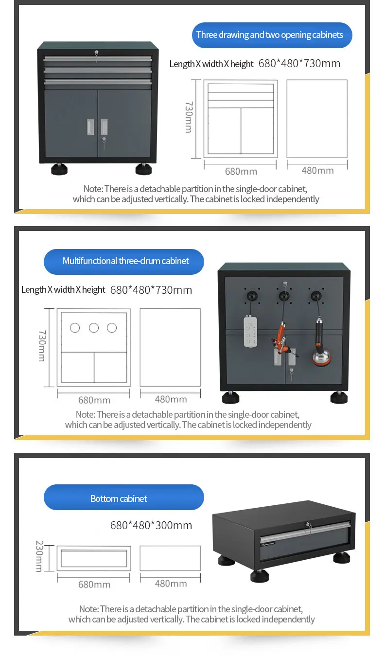 Garage Workstation Modular Workbench Tool Cabinet Workshop Cabinet ...