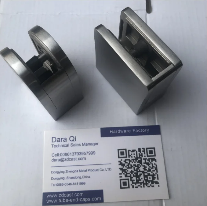 Stainless Steel Glass Railing Clips - Durable & Stylish