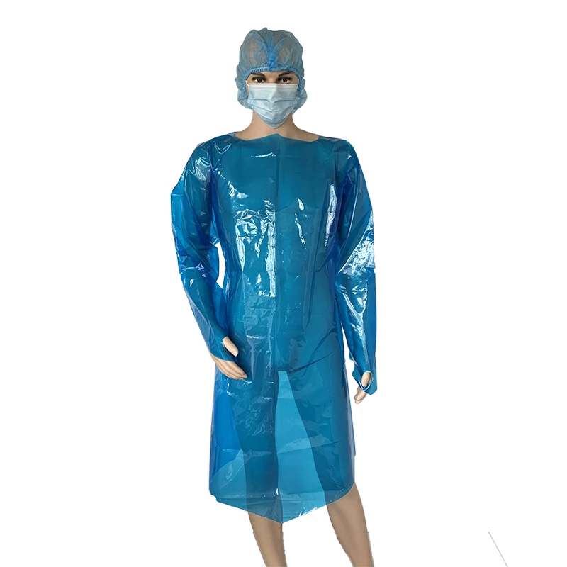 Apron Neck Heavy Duty Virgin Material Disposable HDPE Waterproof PE ...