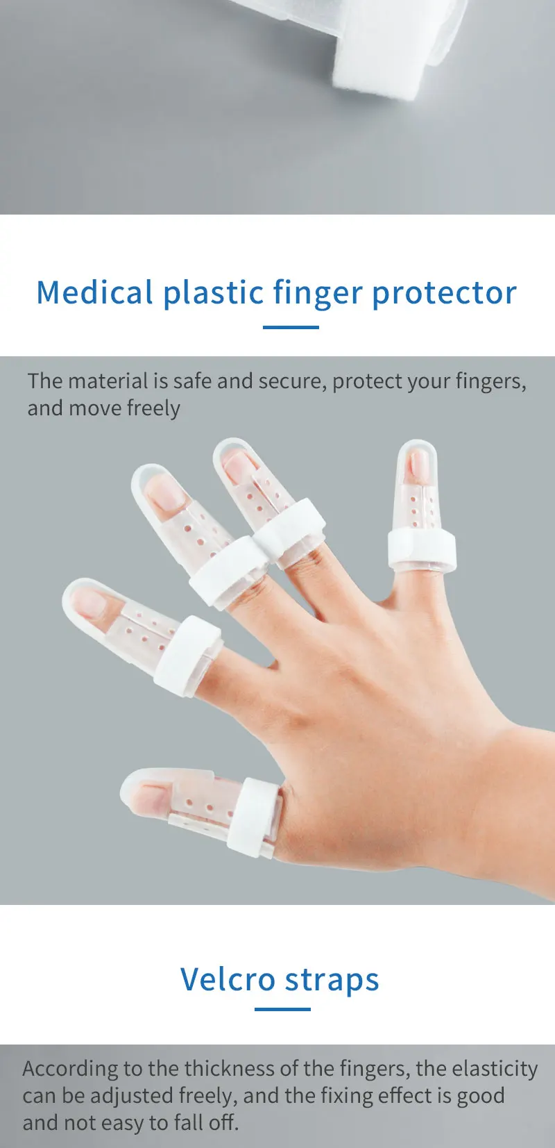 Medical Orthopedic Sprained Supplies First Aid Medical Finger Splint ...