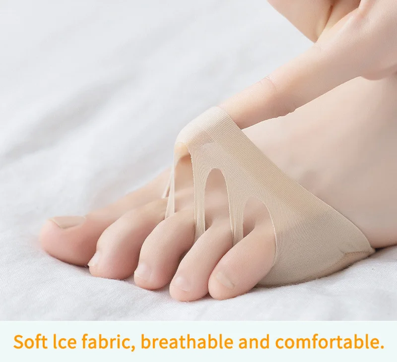 8230734 Five Toes Forefoot Pads Women High Heels Liners Half Insoles ...