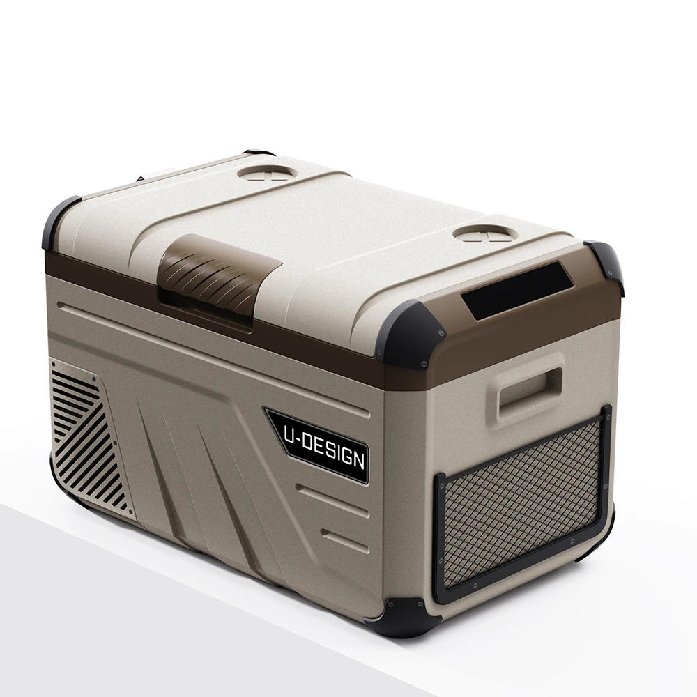 Portable rechargeable 35l car fridge mini compressor camping fridge ...