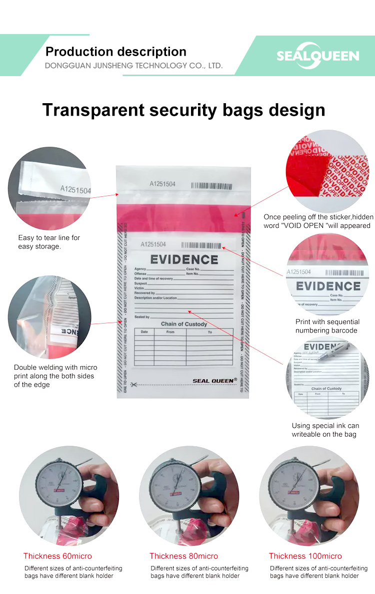 Ldpe High Security Self Sealing Deposit Courier Plastic Tamper Evident ...