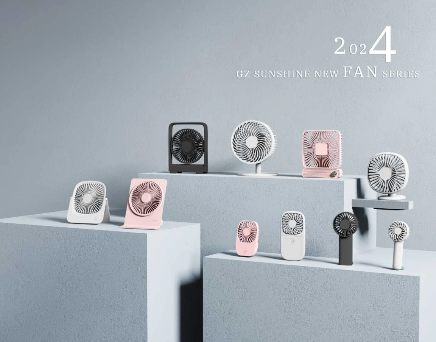 Foldable Handheld Rechargeable Power Bank 3-in-1 Mini Portable Fan For ...