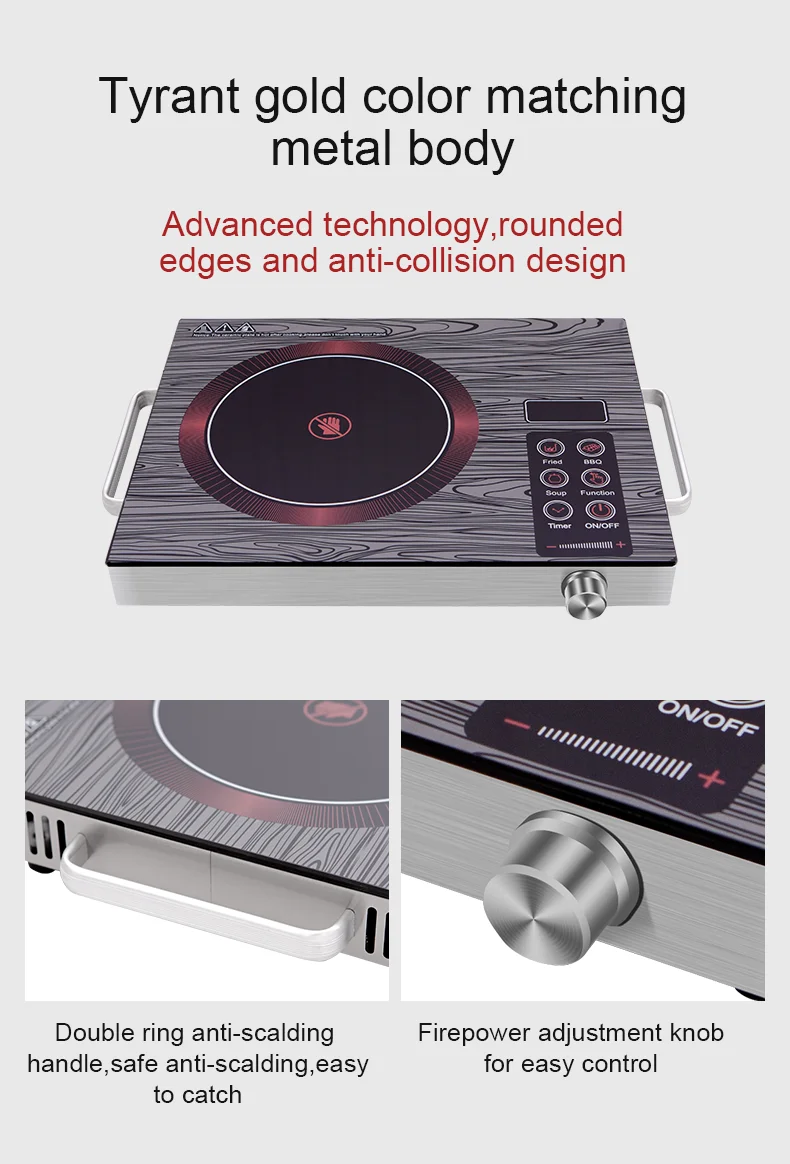 2022 Hot Sell Portable Hob Electric Infrared Induction Cooker 12V ...