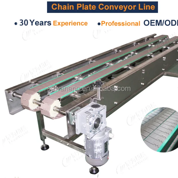 Slat Top Chain Conveyor Machine Turning Conveyor Machine Belt Conveyor ...