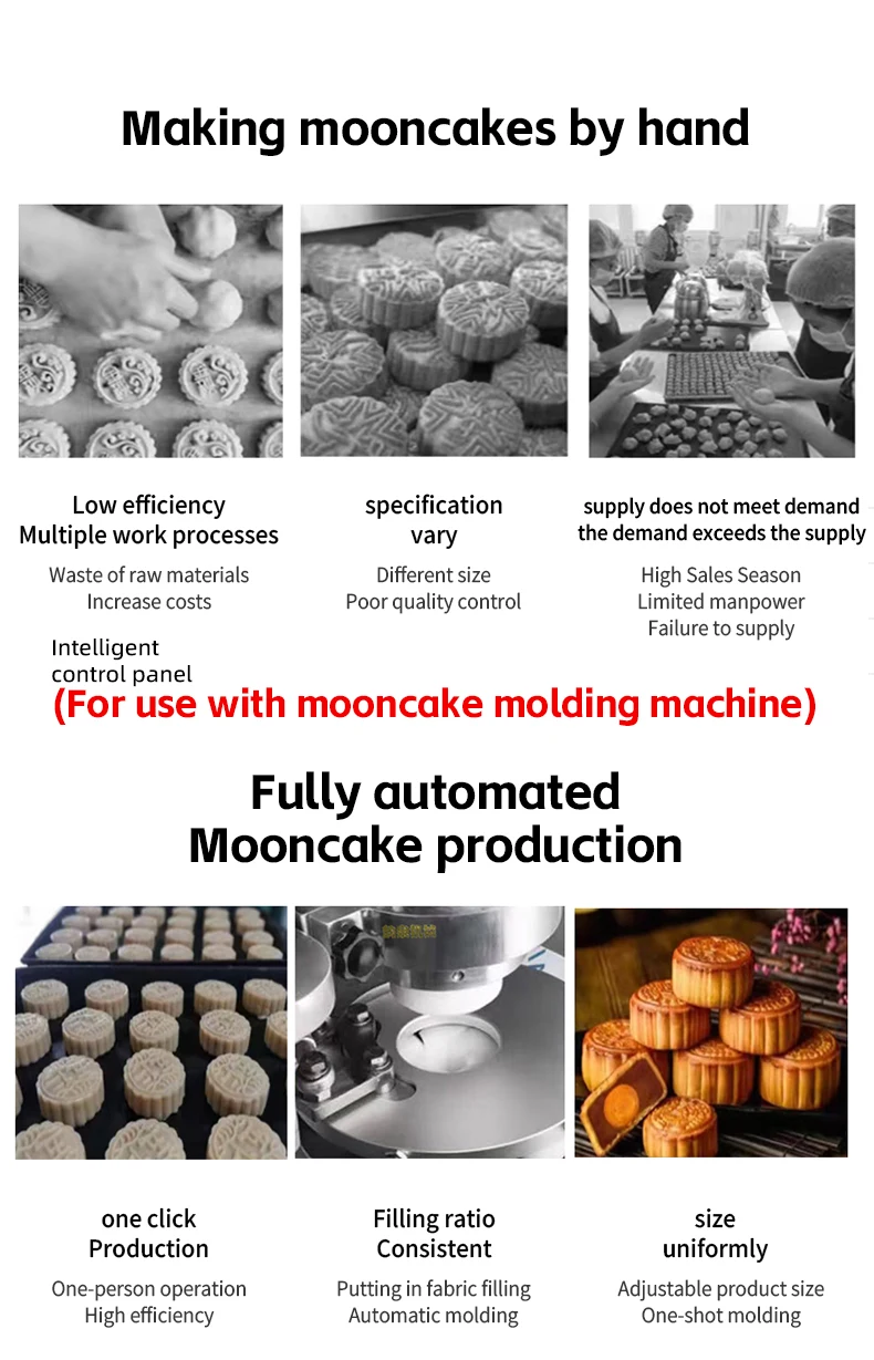 Automatic Marmel Madeleine Cake Filled Cookie Making Machine Maamoul ...