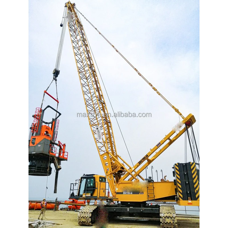 New 150t Hydraulic Crawler Crane XGC150 in Stock - High Efficiency