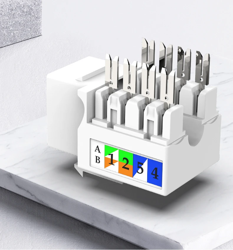 High Quality 8p8c Modular Utp Cat6 Keystone Jack Telecom Parts Rj45 ...