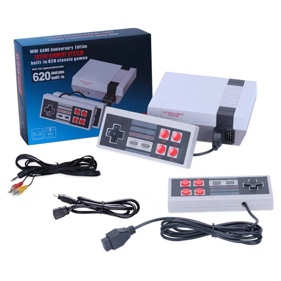 Retro Tv Game Console 620 Retro 8 Bit Family Tv Game Console Classic ...