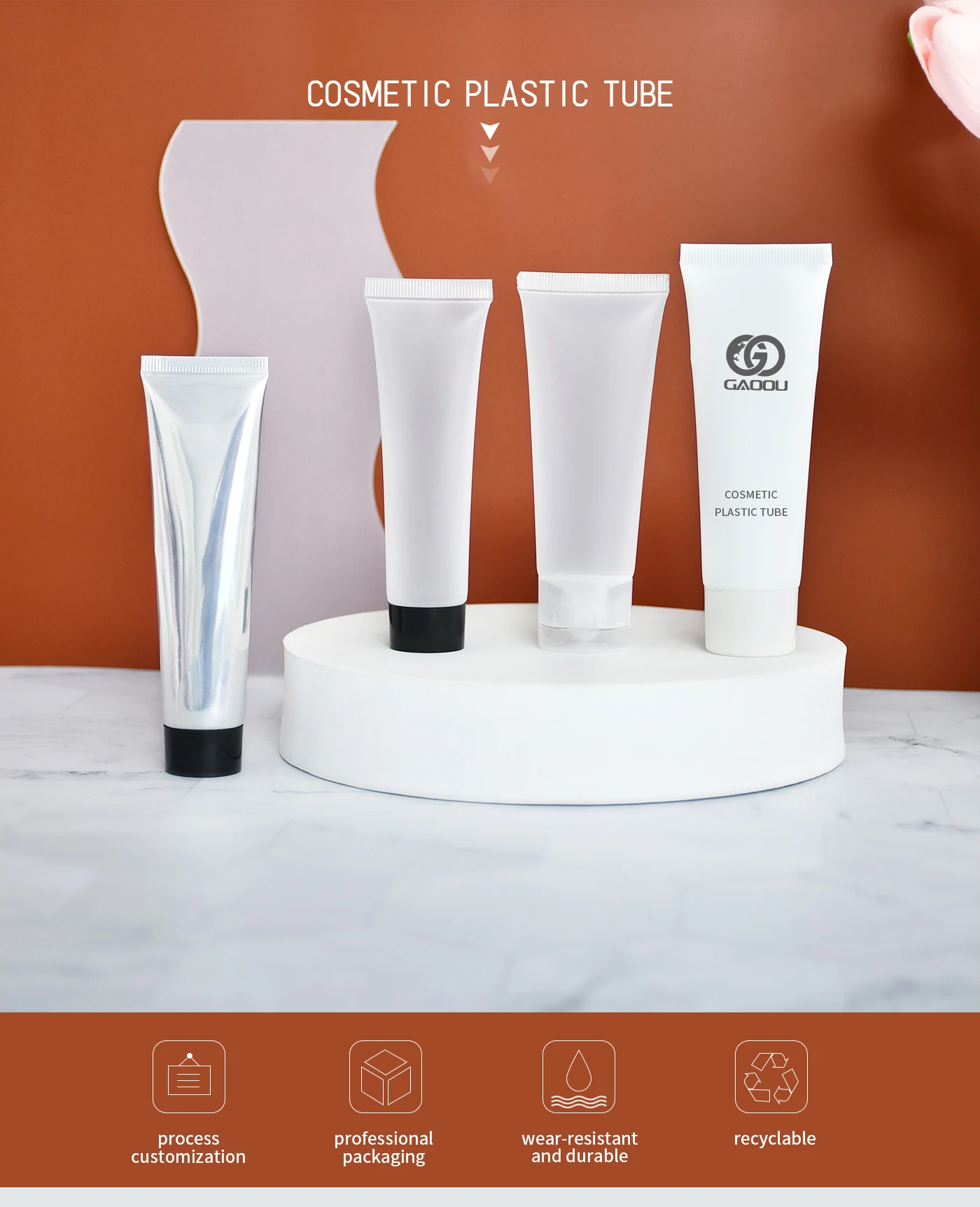 Skin Care Pe Facial Cleanser Squeeze Bottle Hand Empty Container Soft ...