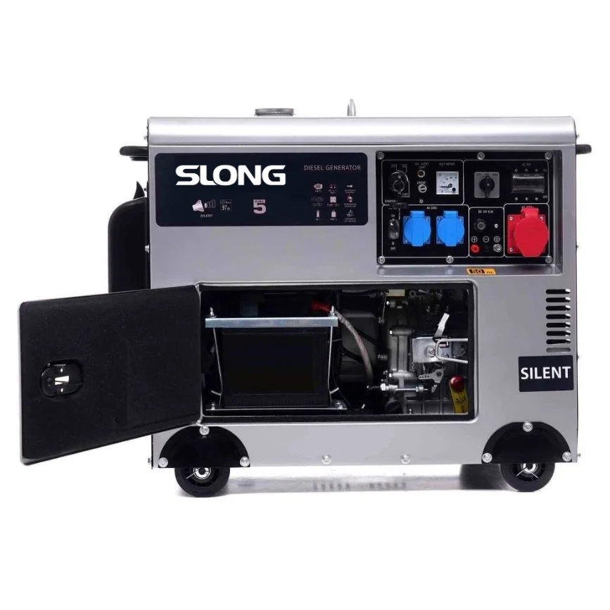 Slong 5kva 5kva 7kva 8kva Remote Start Super Silent Diesel Genset - Buy ...
