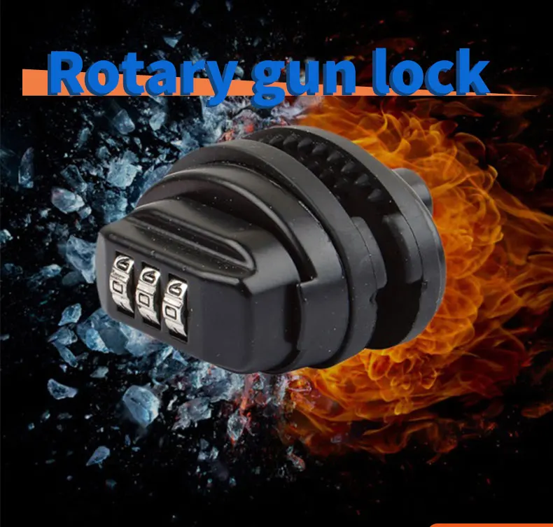 Zinc Alloy Rotary 3 Digital Number Combination Password Trigger Code ...