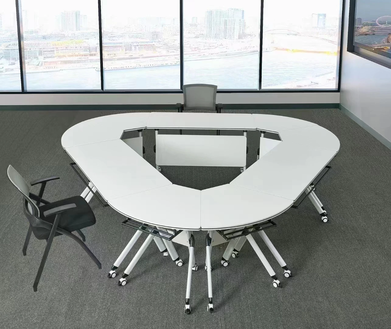 Modern Desk Office Furniture - Foldable & Adjustable