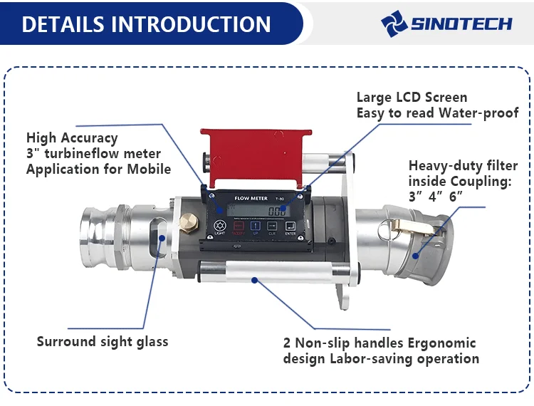 Gravity Unloading Flowmeter T80 - Precision Fuel Discharge