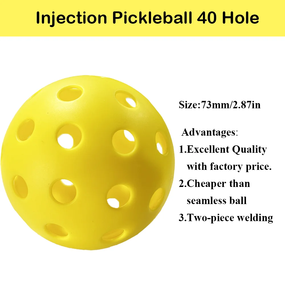 NEOB Seamless Pickleball Balls - Durable & USAPA Approved