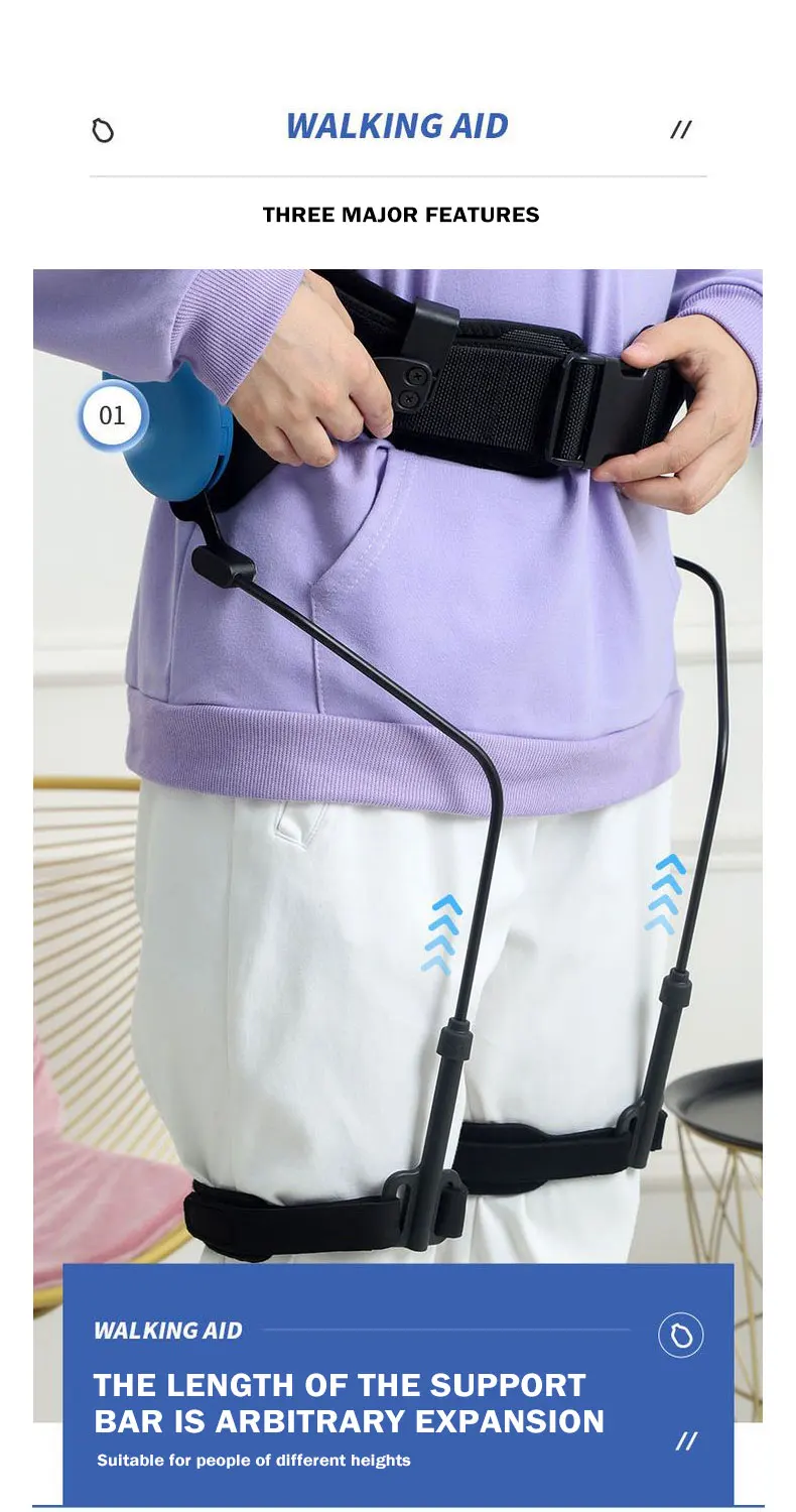 Leg Walker Stroke Hemiplegic Walking Aid - Exoskeleton