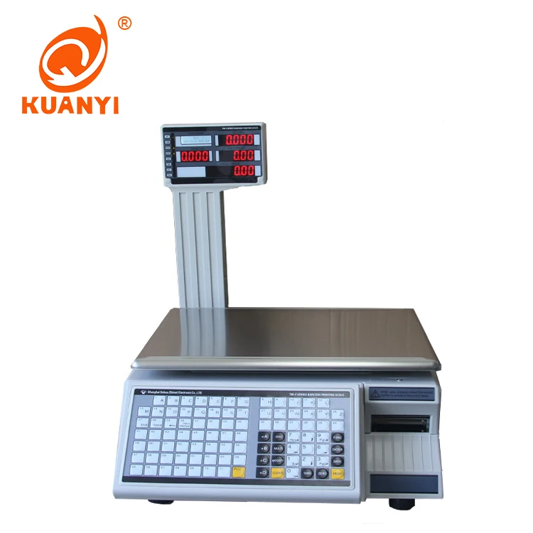 Multiple Language Thermal Barcode Label Scale Label Printing Scale ...