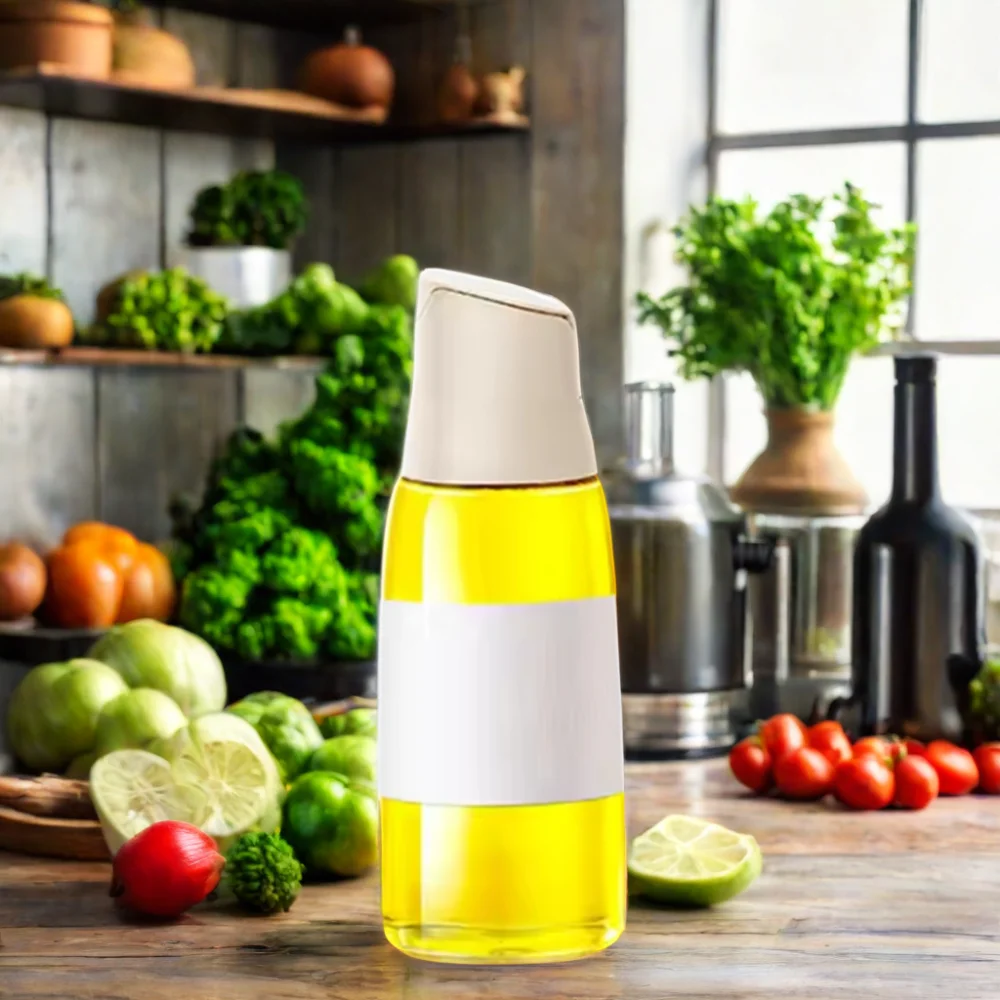 Factory Supply 450ml Auto Flip Oil Bottle Essential Olive Cooking Oil ...