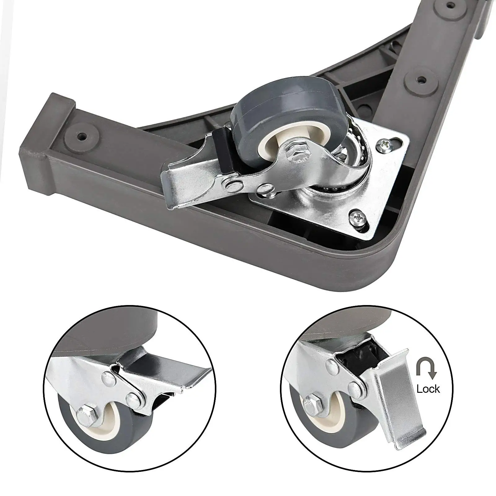 Furniture Dolly Adjustable Mini Fridge Stand Washing Machine Stand ...