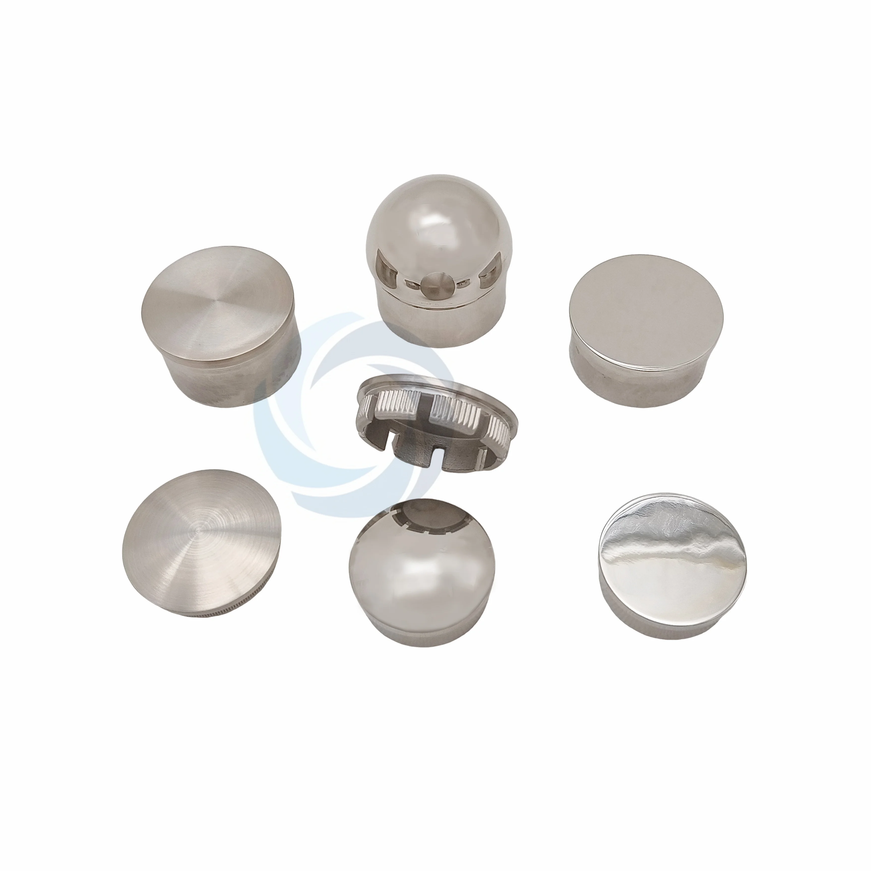 Stainless Steel Railing End Cap Balustrade Post End Cap Handrail Tube ...