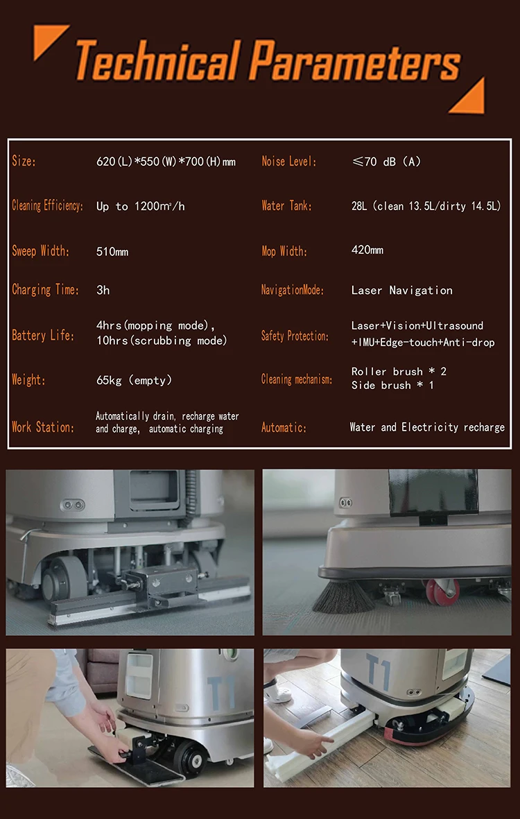 2d Laser Lidar Depth Camera Autonomous Driverless Cleaning Robot ...