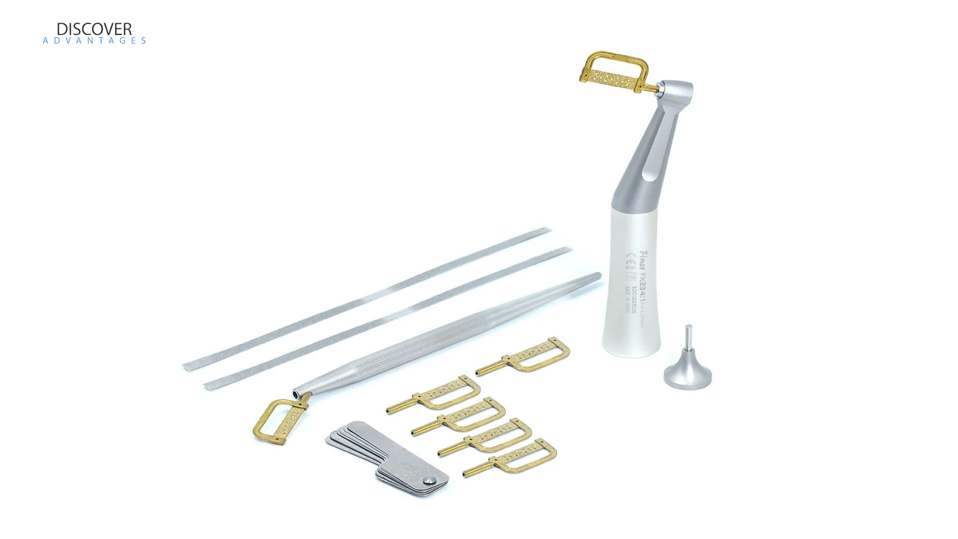 4:1 Reduction Contra Angle Orthodontic Dental Handpiece Ipr System ...