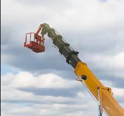 Hydraulic Electric Mini Telescopic Boom Foldable 360 Degree 5t 8T ...