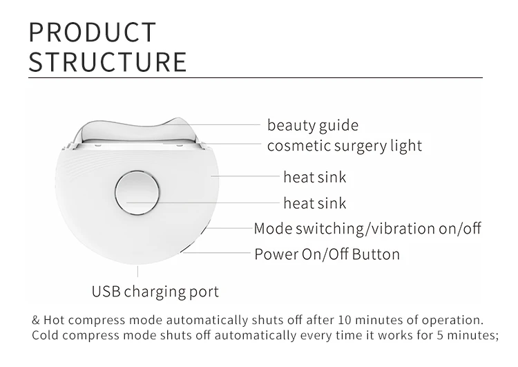 Hot Cold Beauty Machine for Skin Tightening & Wrinkle Removal