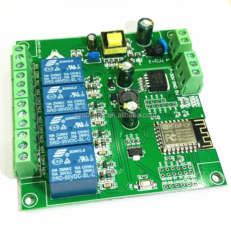 ESP8266 WIF 4 Channel Relay Module for Smart Home Control