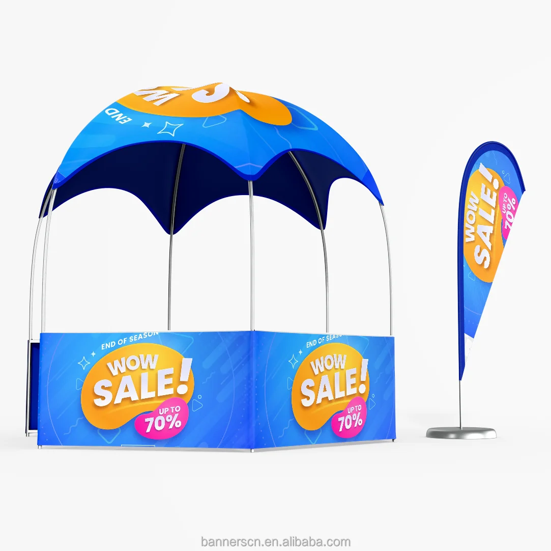 Promotion Canopy Counter Booth Manufacturer - Outdoor 3x3m Tent