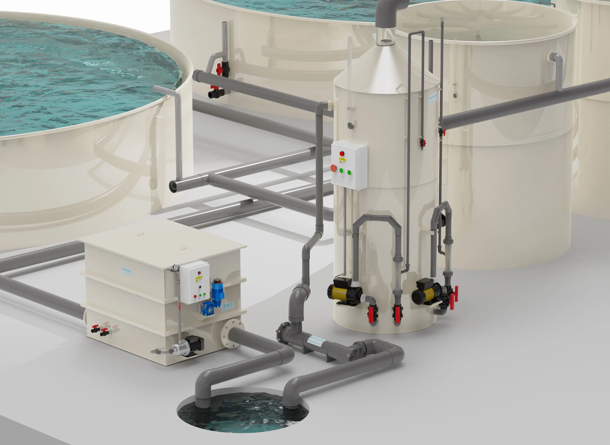 Ras Shrimp Farming Aquaculture System - Efficient & Durable