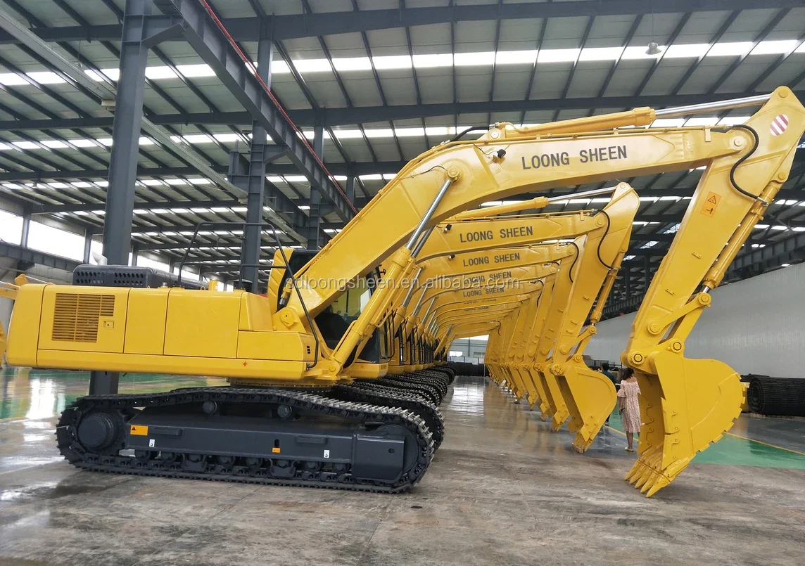 Excavator Drum Compactor 6 Ton Excavadoras From Loongshenn Factory ...