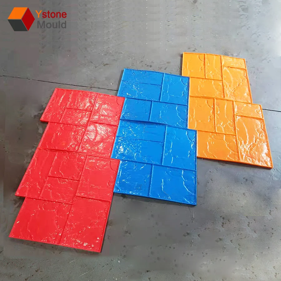 Stamp Mould Floor Mat Silicone Rubber For Concrete Stamping Moulds ...