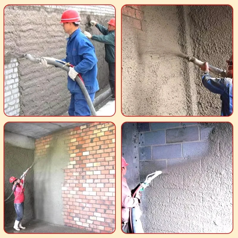 Automatic Sand and Cement Plaster Spraying Machine Mortar Spray ...