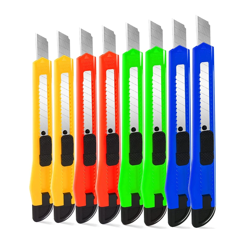 Mini cutter school office carton open sliding retractable utility knife ...