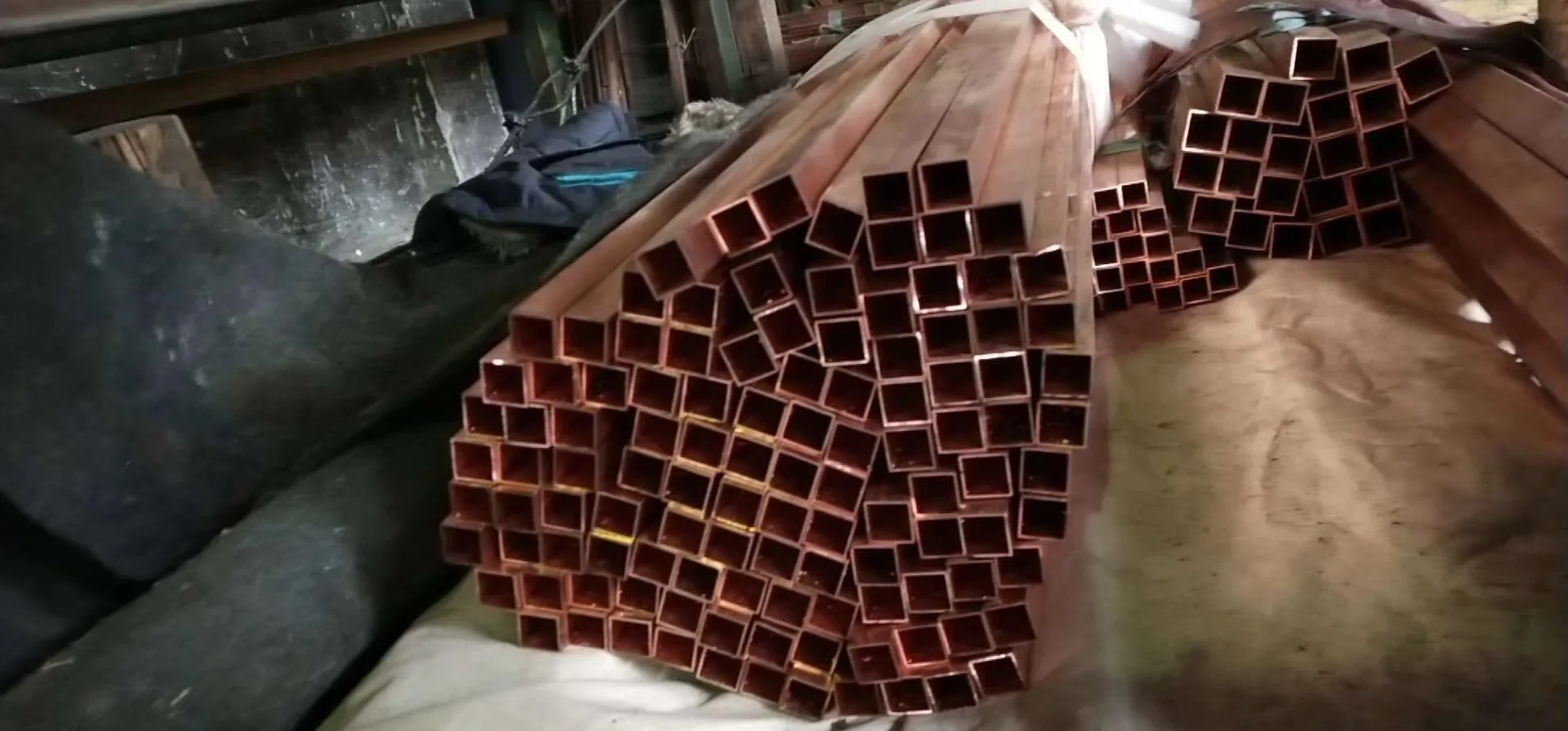 Copper Square Tube Pipe for Air Conditioners & Refrigerators