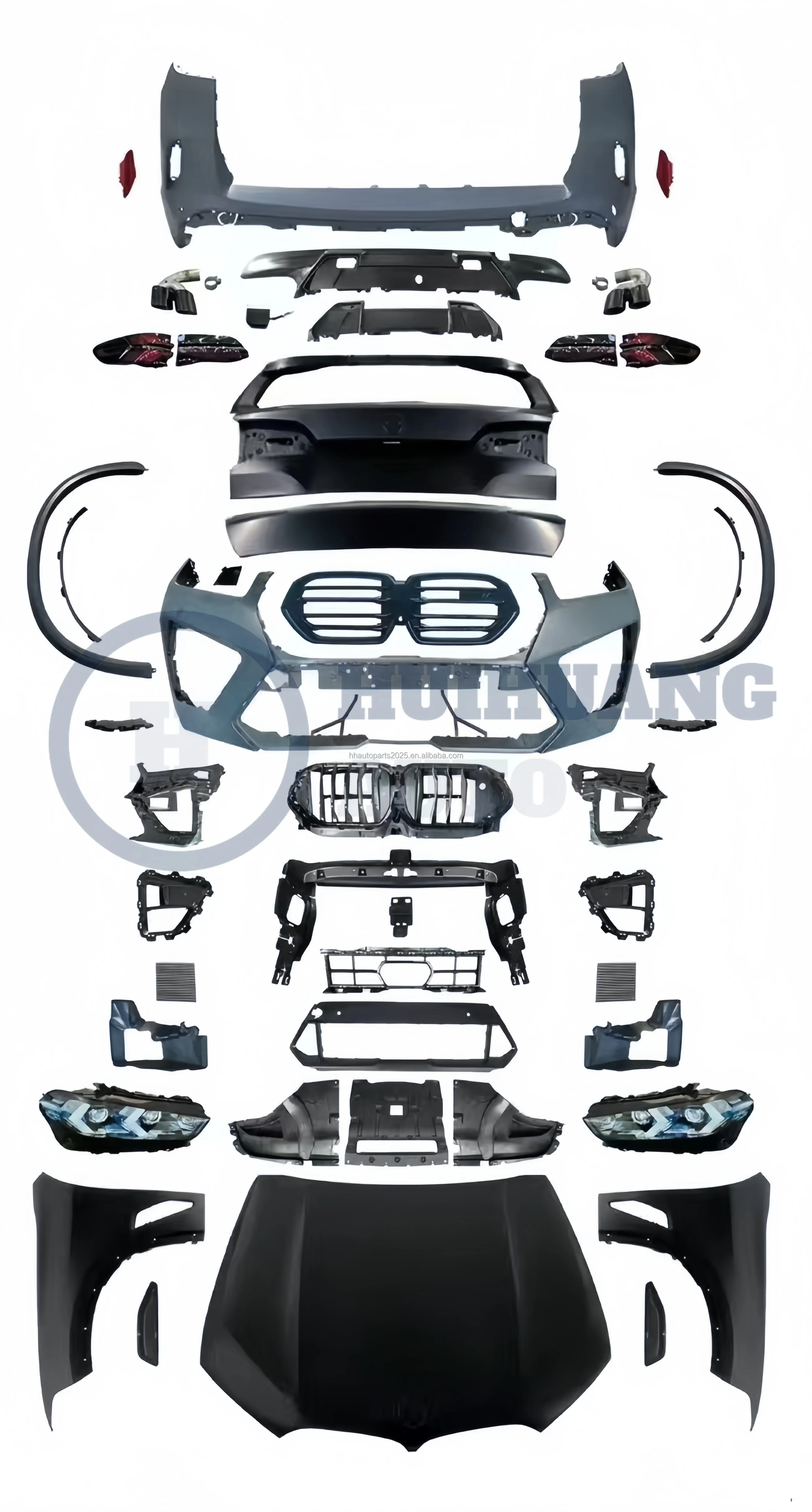 Automotive Conversion Bumpers Body Kit for BMW X5 F15 2013-2018 Upgrade ...