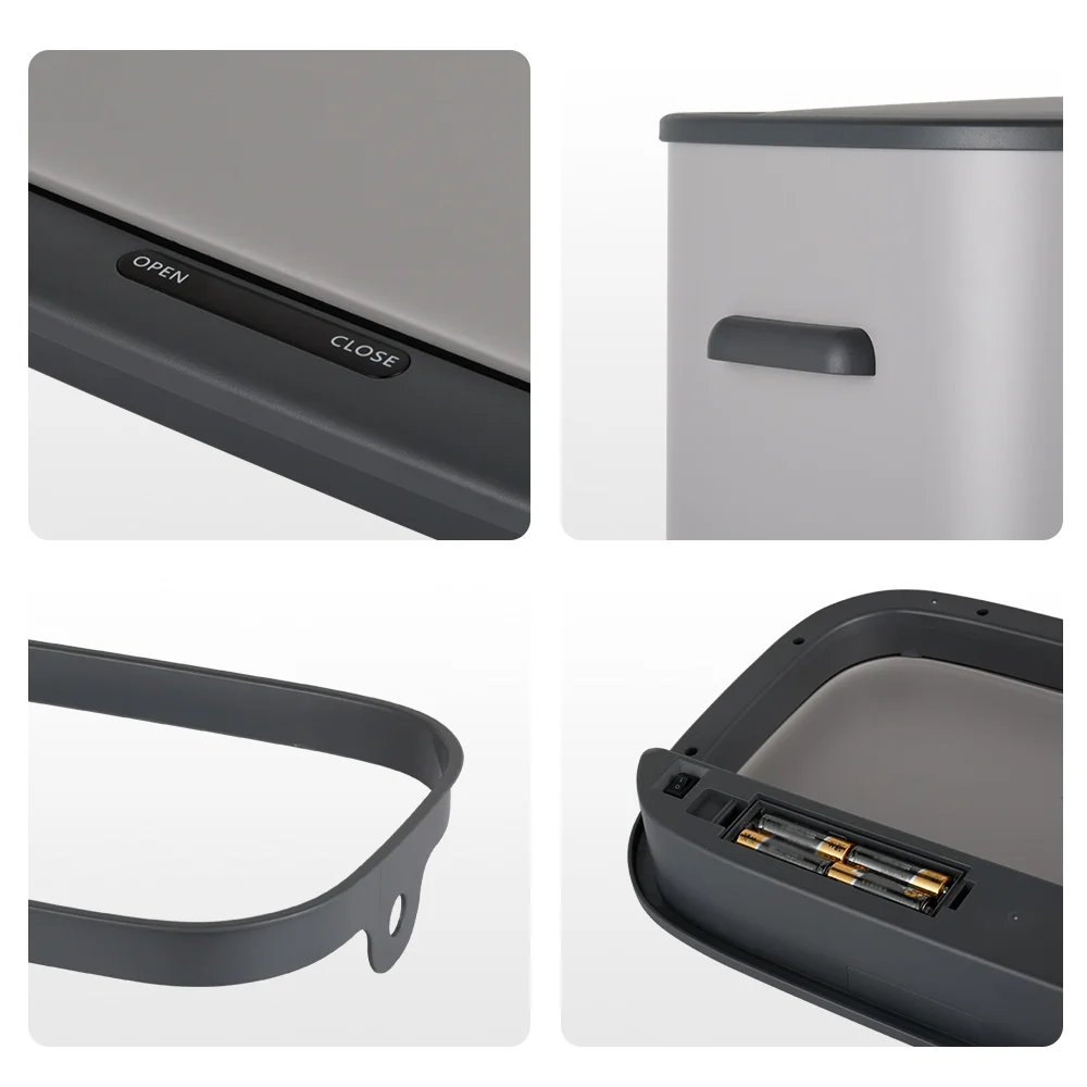 Modern Sensor Automatic Trash Can Kitchen Smart Dustbin Nordic Trash ...