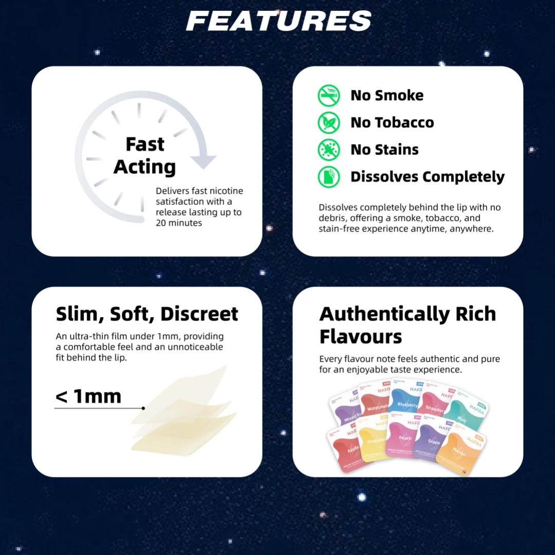 OEM ODM Factory Price Nico-free Energy Pouches Keep Sharp Boost Energy ...