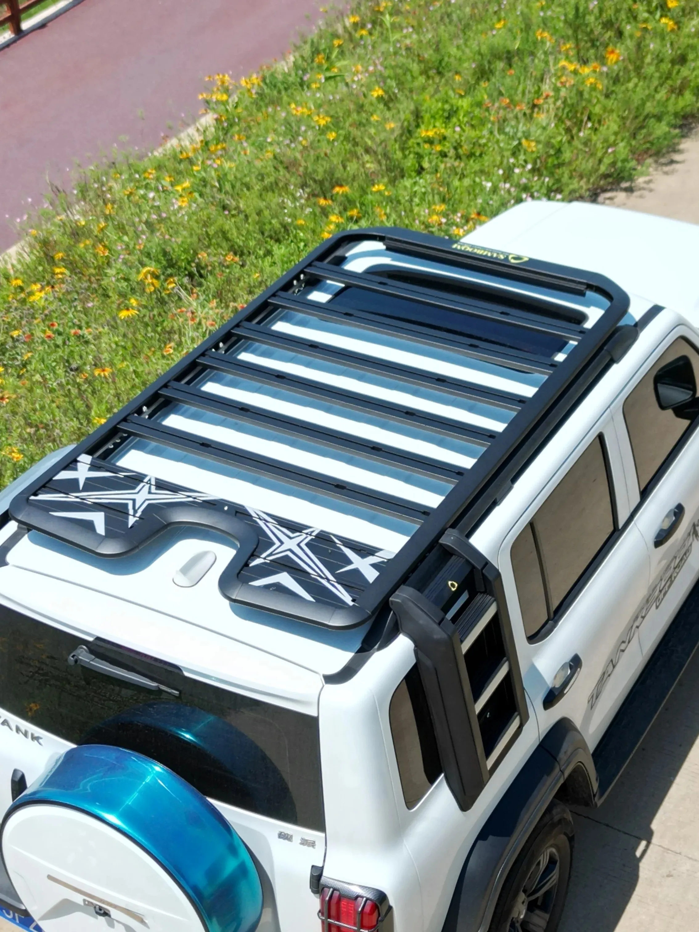 Upgraded 4x4 Off Road Luggage Racks Tank 300 Body Kit Car Cargo Carrier ...