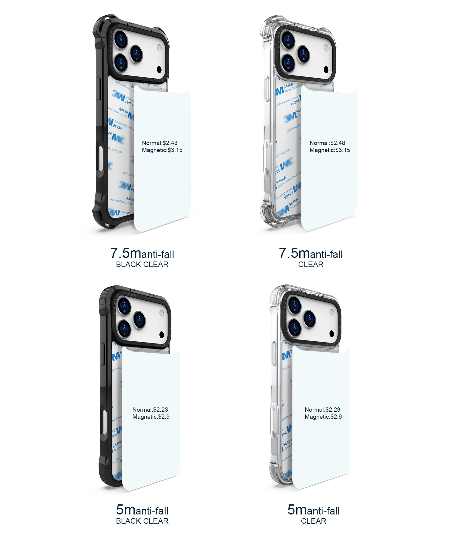 Custom 3D Sublimator Wireless Charging TPU PC Phone Case Blanks for ...